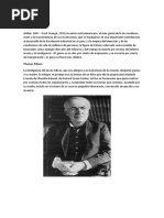 Biografia de Thomas Alva Edison | PDF | Thomas Edison | Science