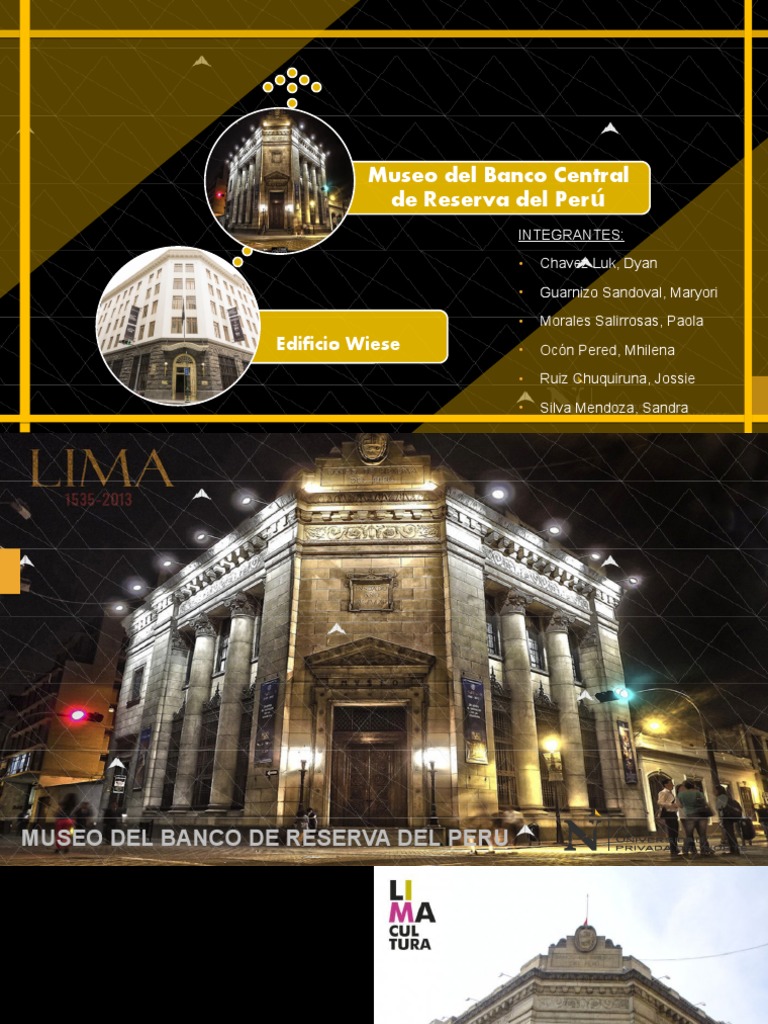 Museo Del Banco de Reserva Del Peru | PDF | Columna | Medios de arte