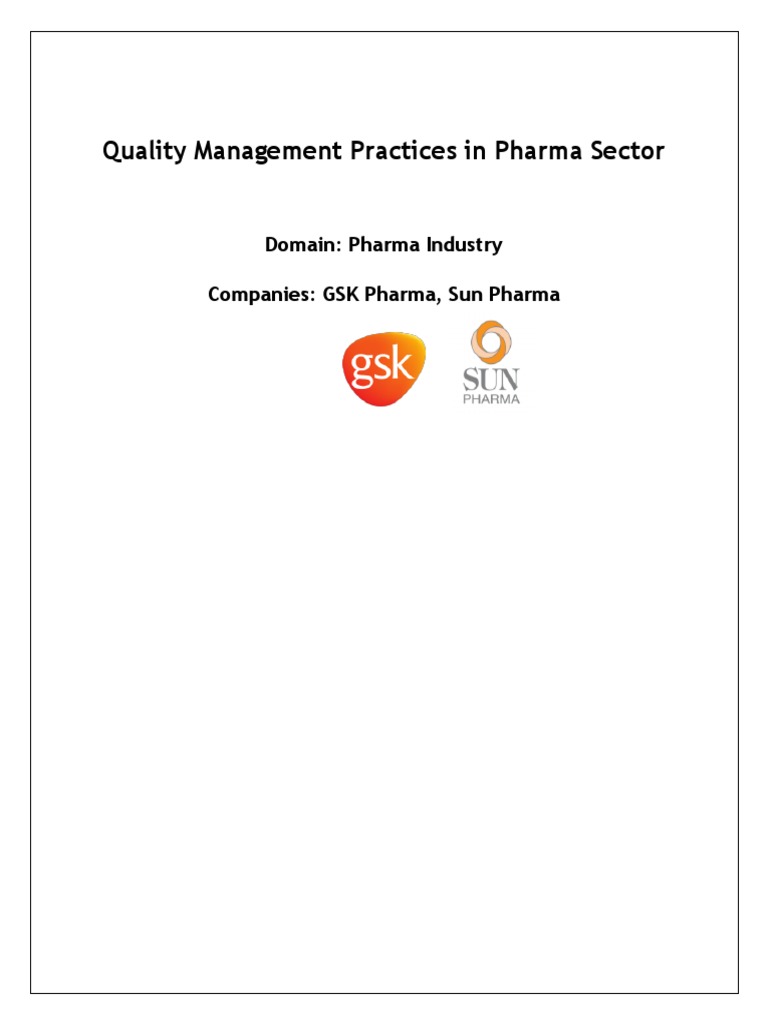 TQM in Pharma Industry | PDF | Six Sigma | Quality Management System