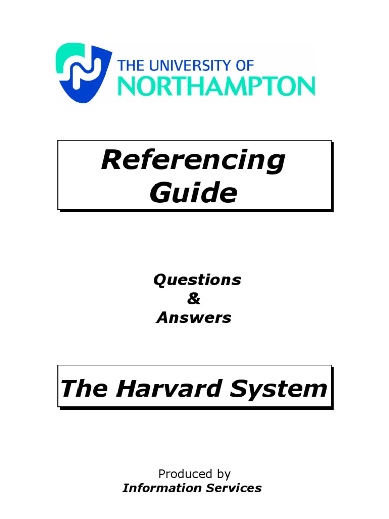 HARVARD NBS - Referencing Guide | PDF | Citation | Plagiarism