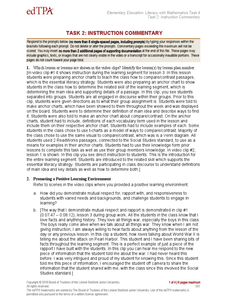 Walker Task2 Ic | PDF | Literacy | Individualized Education Program