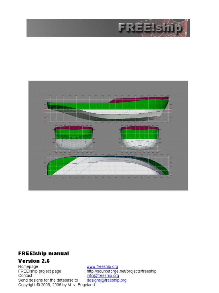 Freeship Manual 2.6 | PDF | Free Software | Curvature