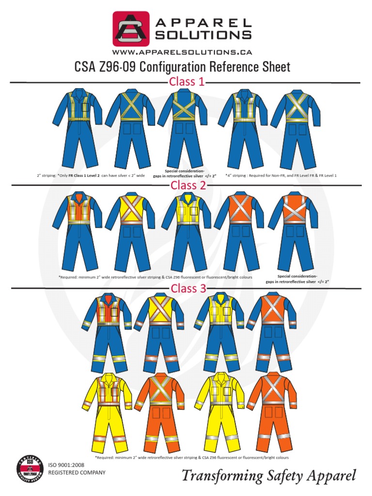 ASI CSA Z96 Class 09 Config | PDF
