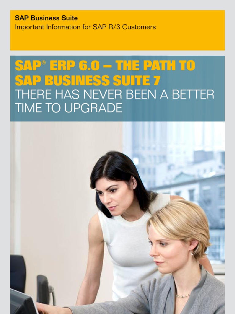 SAP ERP 6 0 - The Path To SAP Business Suite 7 | PDF | Business ...