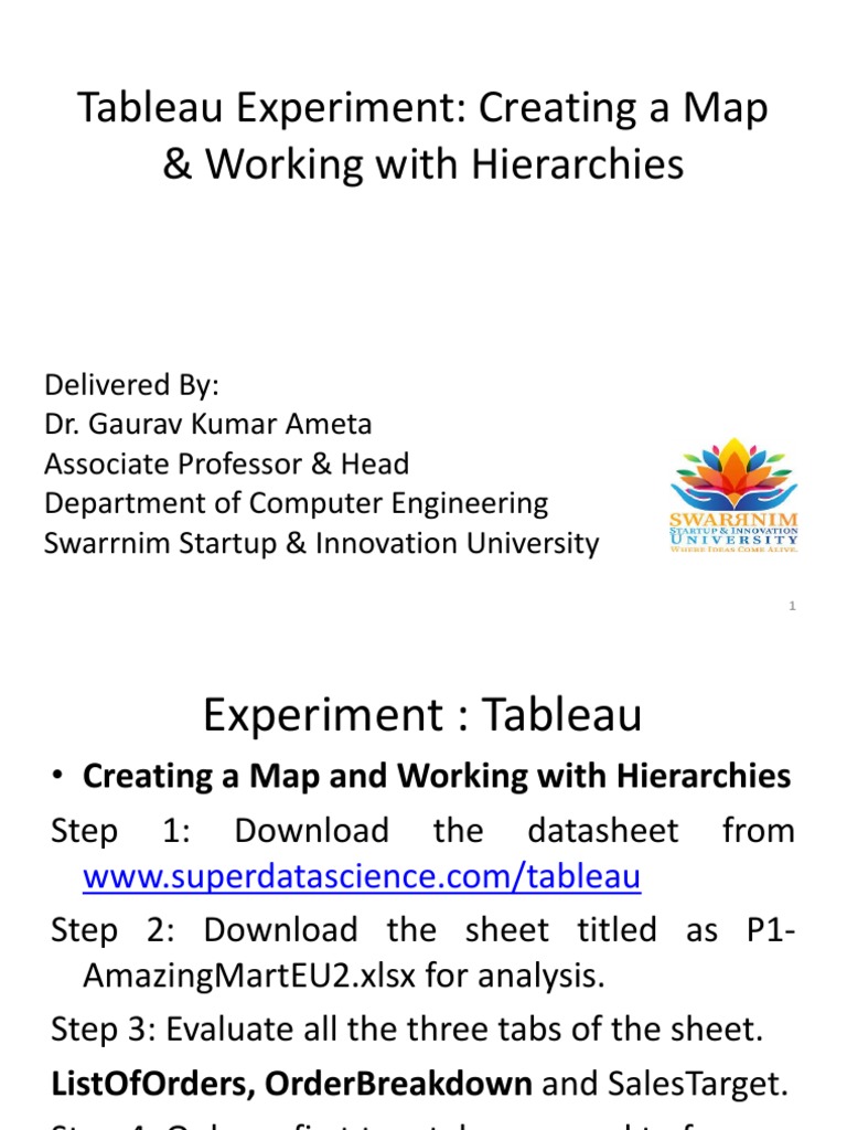 Tableau Experiment | PDF | Icon (Computing) | Computing