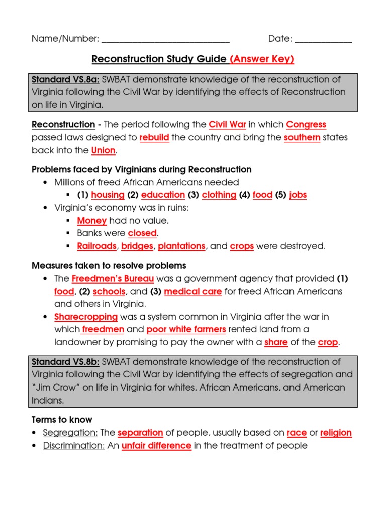 Virginia's Reconstruction Guide | PDF | Reconstruction Era | Virginia