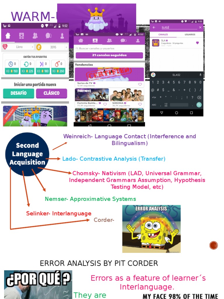 Corder's Three Stages of Error Analysis: Recognizing Idiosyncrasy, Accounting for the Learner's ...