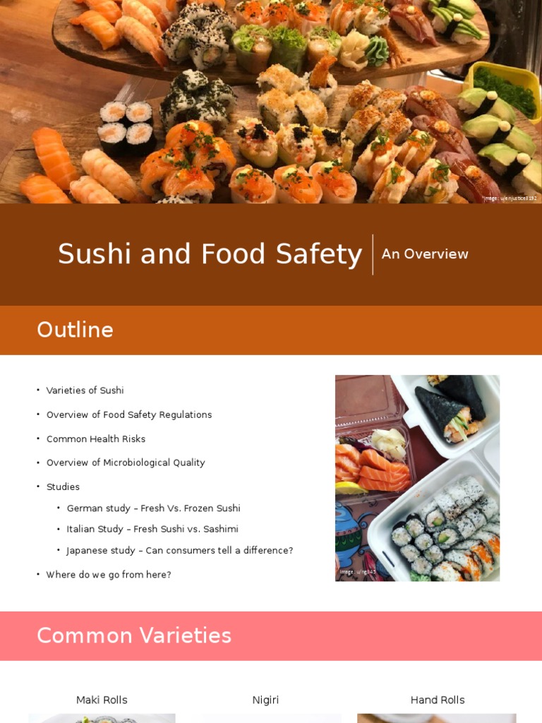 Sushi Safety: Health Risks & Regulations | PDF | Sushi | Colony Forming ...