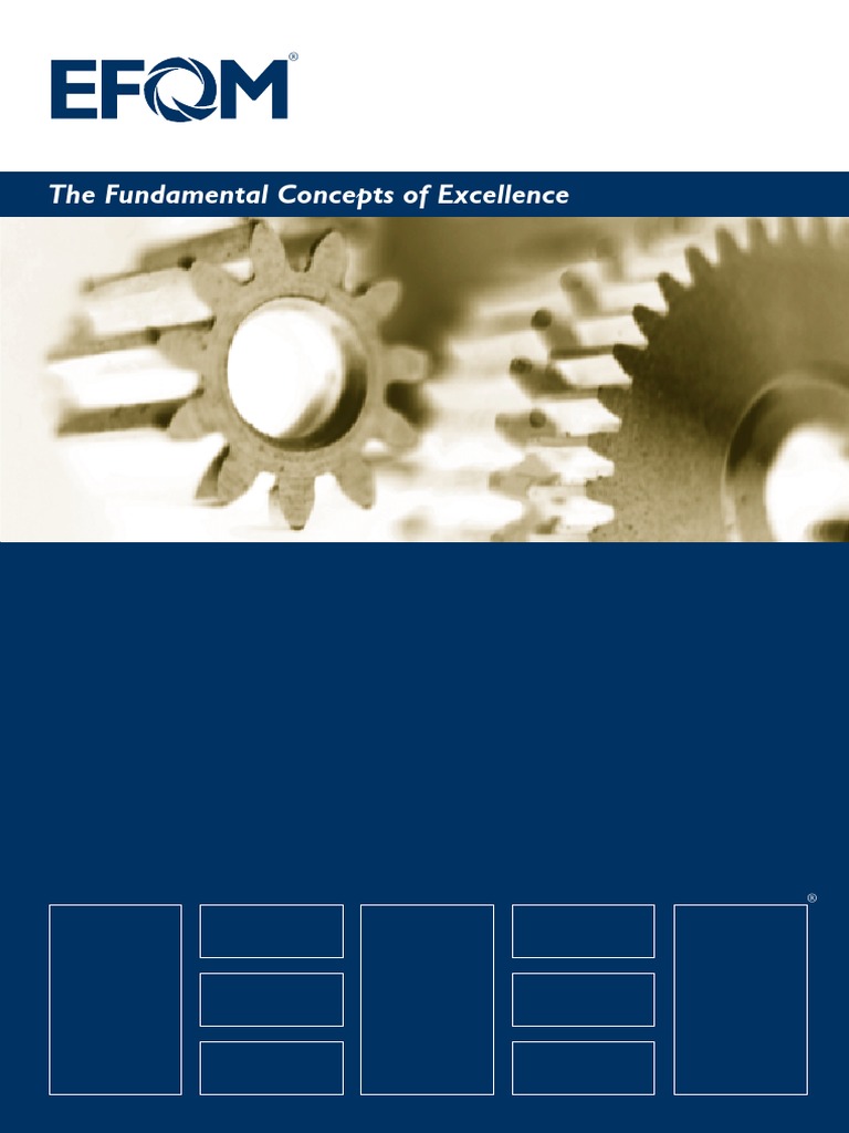 Fundamental Concepts of EFQM PDF | PDF | Corporate Social ...