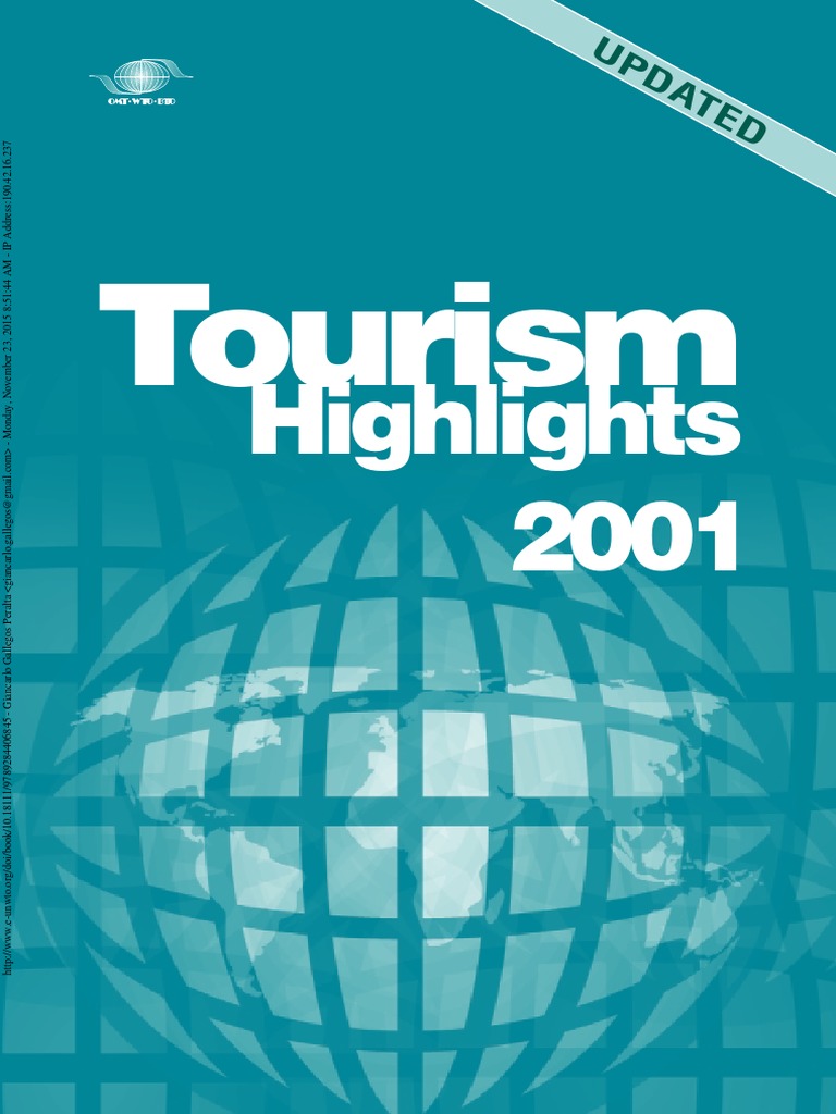 Tourism Highlights 2001 | PDF | Tourism | The United States