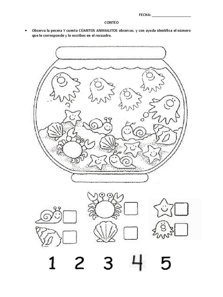 CONTEO Peces | PDF