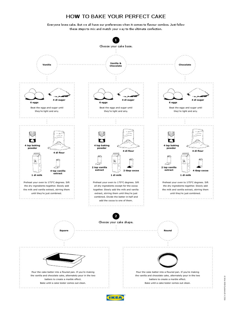 Idce03a How To Bake A Cake | PDF | Cakes | Chocolate