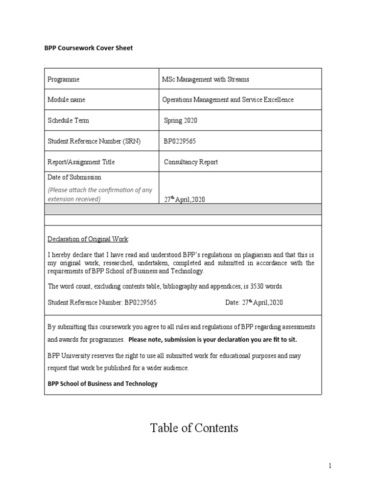 Operations Management Service Excellence | PDF | Starbucks | Coffee