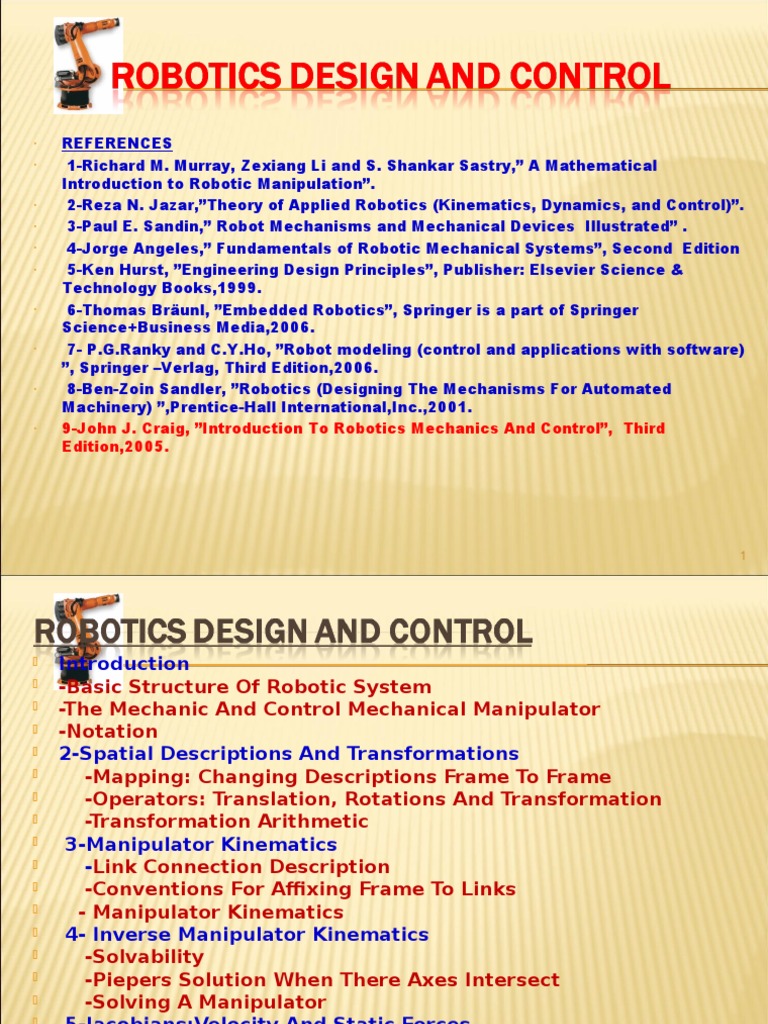 9-John J. Craig, "Introduction To Robotics Mechanics and Control ...