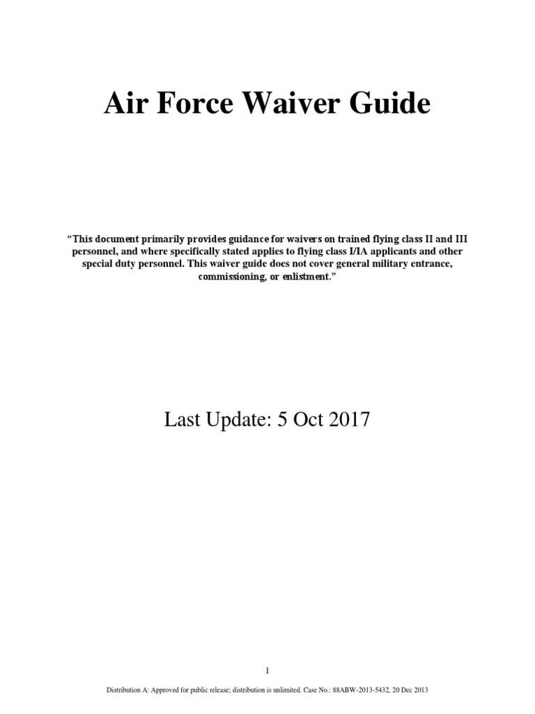 USAFSAM Wavier Guide 171005 | PDF | Polycystic Ovary Syndrome | Mental ...