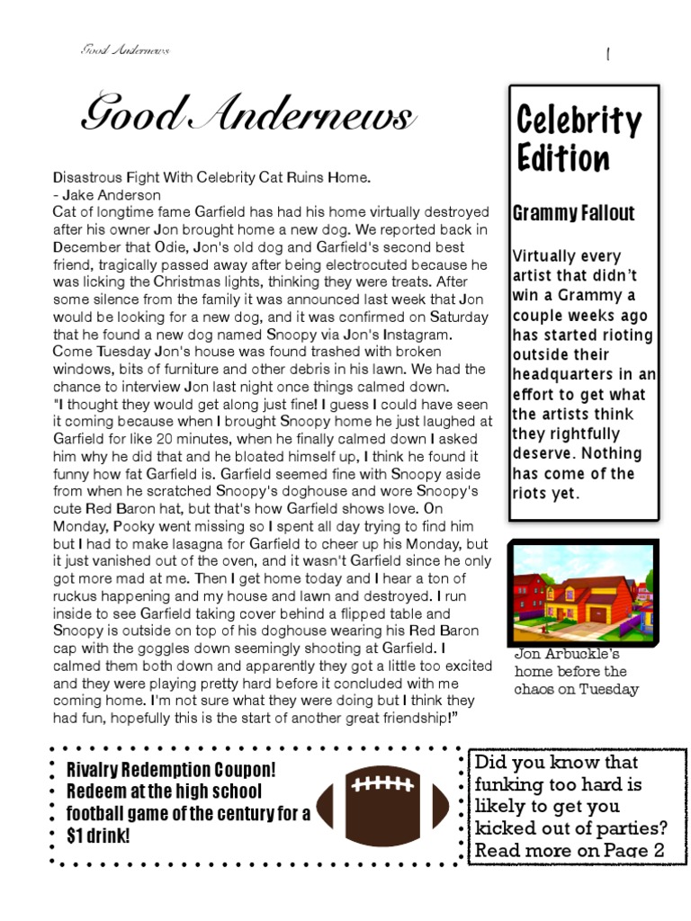 Celebrity Newspaper | PDF