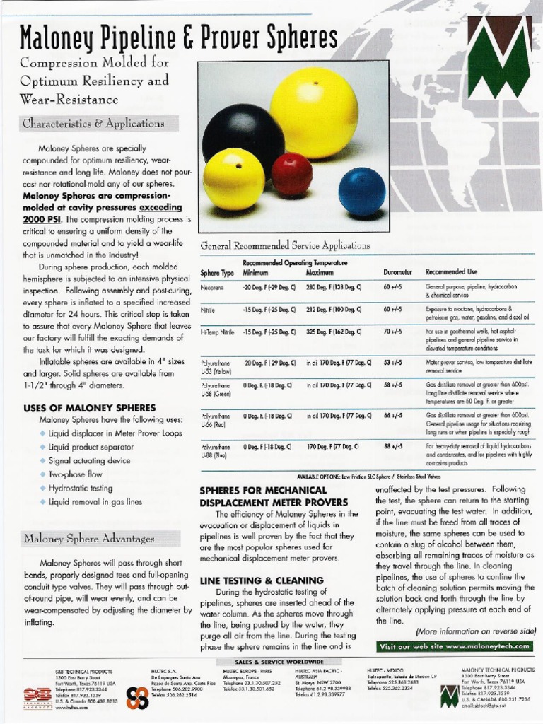 Maloney Pipeline Prover Spheres PDF | PDF