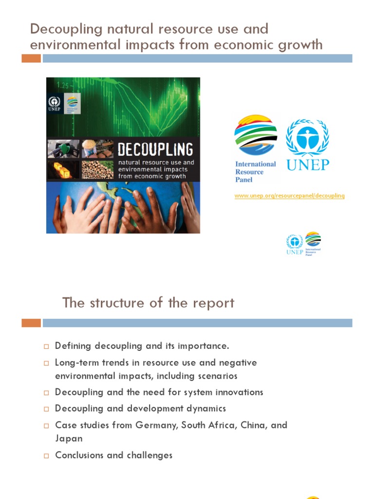Decoupling - Presentation Powerpoint PDF | PDF | Economic Growth | Sustainability
