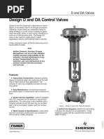 Fisher D and DA Control Valves Product Bulletin | PDF | Valve | Plumbing