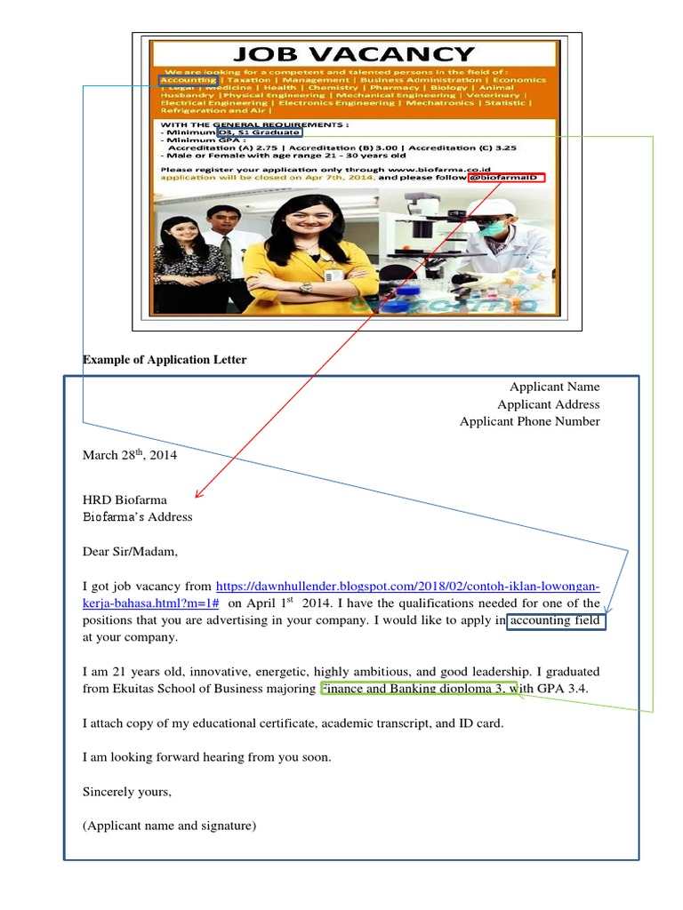 Application Letter Guide | PDF | Career & Growth | Business