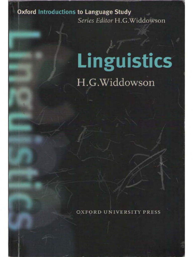 Widdowson 1996 Linguistics PDF | PDF | Language Acquisition | Linguistics