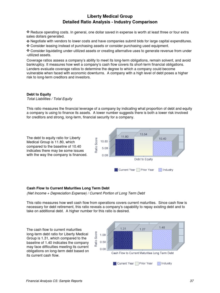 Financial Analysis Sample 5 | PDF | Debt | Equity (Finance)