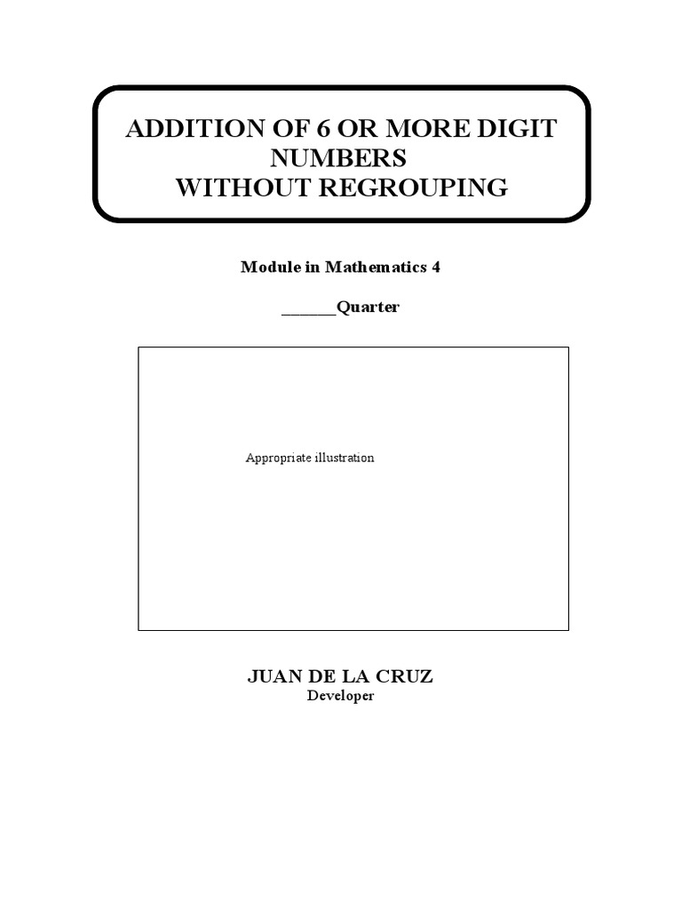 Enclosure 3 Math | PDF | Copyright | Education Theory