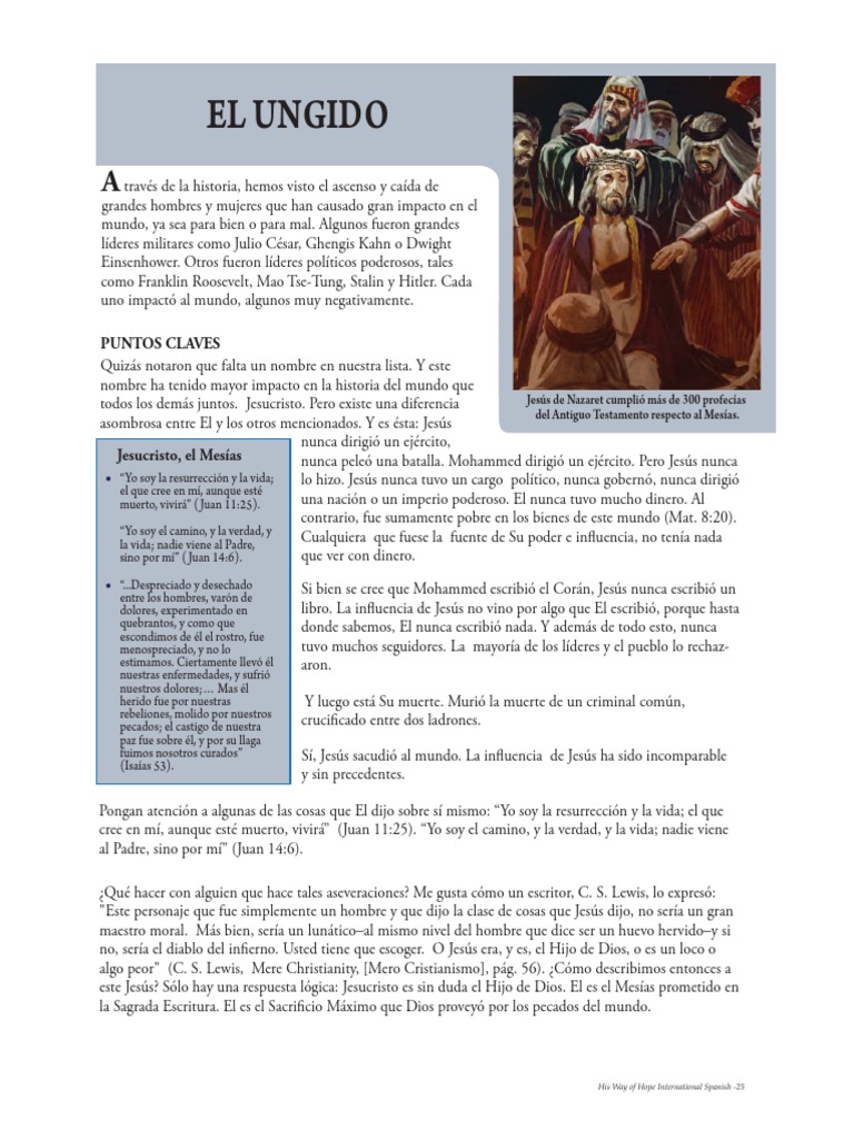 Jesús: Cumplimiento de Profecías Bíblicas | PDF | Mesías | Jesús