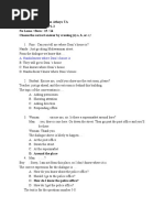 Contoh Soal Asking and Giving Direction | PDF | Mystery, Thriller ...