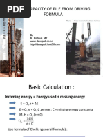 Hiley Formula Reference | PDF | Deep Foundation | Force