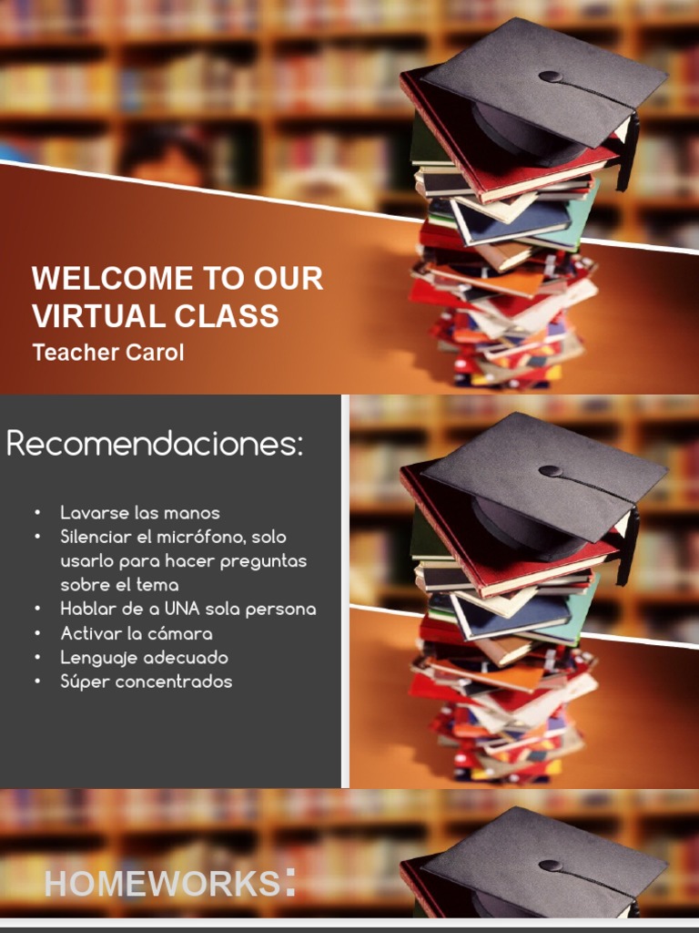 Virtual English Class Guide | PDF