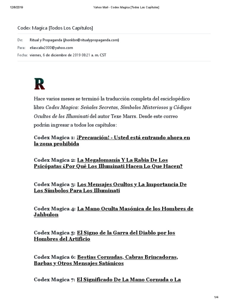 Codex Magica (Todos Los Capítulos) | PDF | Antropología cultural ...