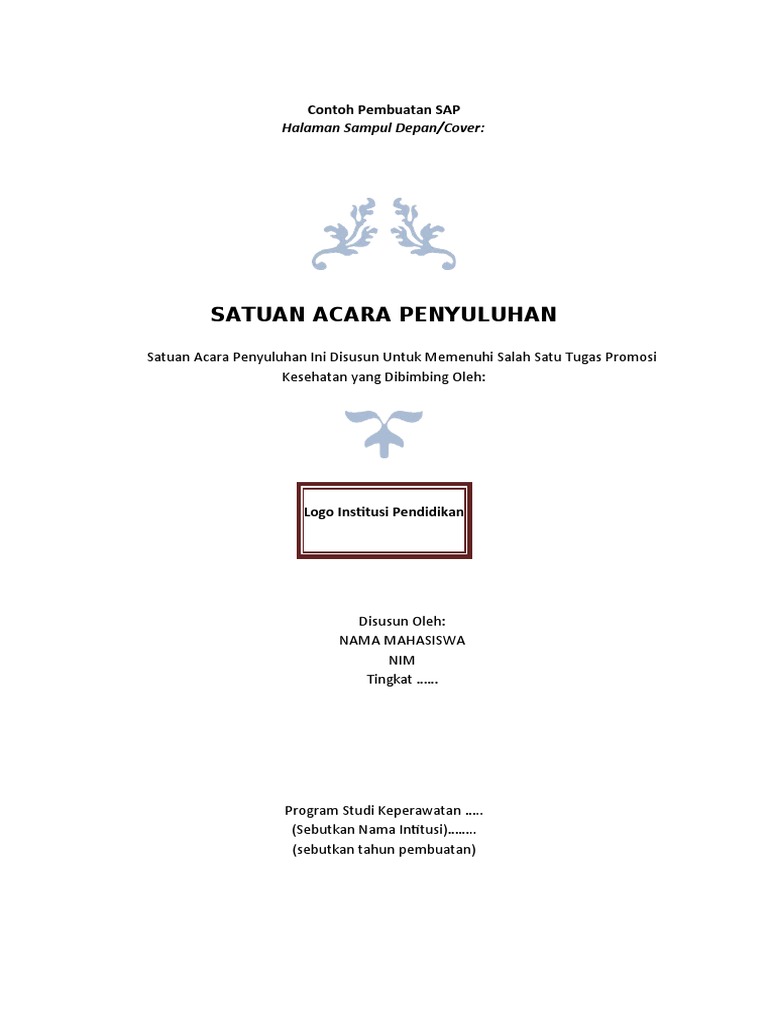 Contoh Pembuatan SAP | PDF