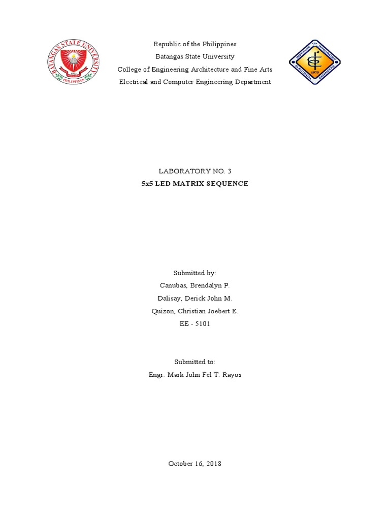 5X5 Led Matrix Sequence | PDF | Arduino | Electronic Engineering