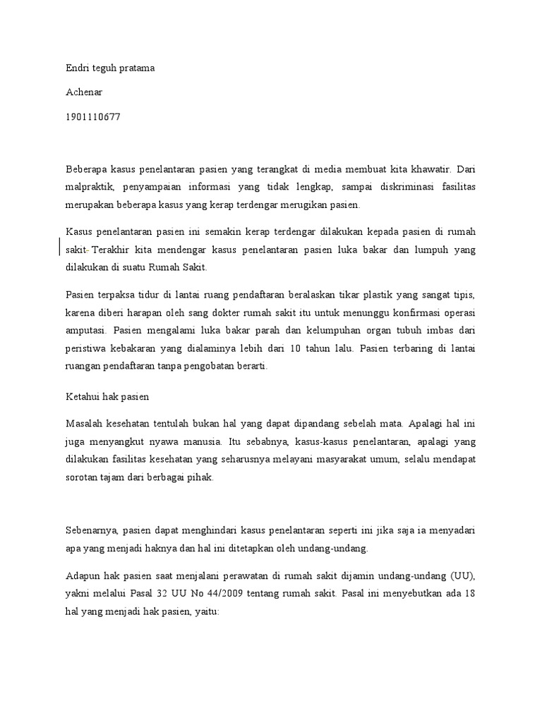 2 Resume Seminar Hogsi Malang 1901110577 | PDF