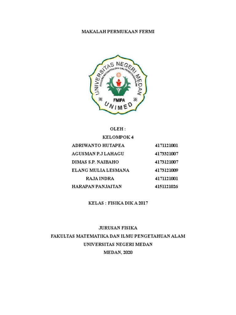 Analisis Permukaan Fermi dalam Fisika | PDF | Sains & Matematika