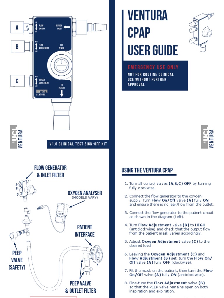 CPAP Leaflet V7-4 ClinicalTest PDF | Download Free PDF | Valve ...