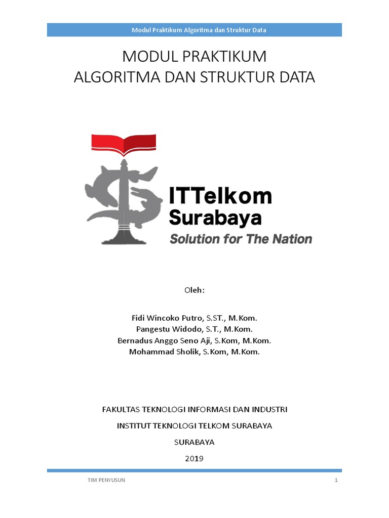 Modul Praktikum Algoritma Dan Struktur Data PDF | PDF