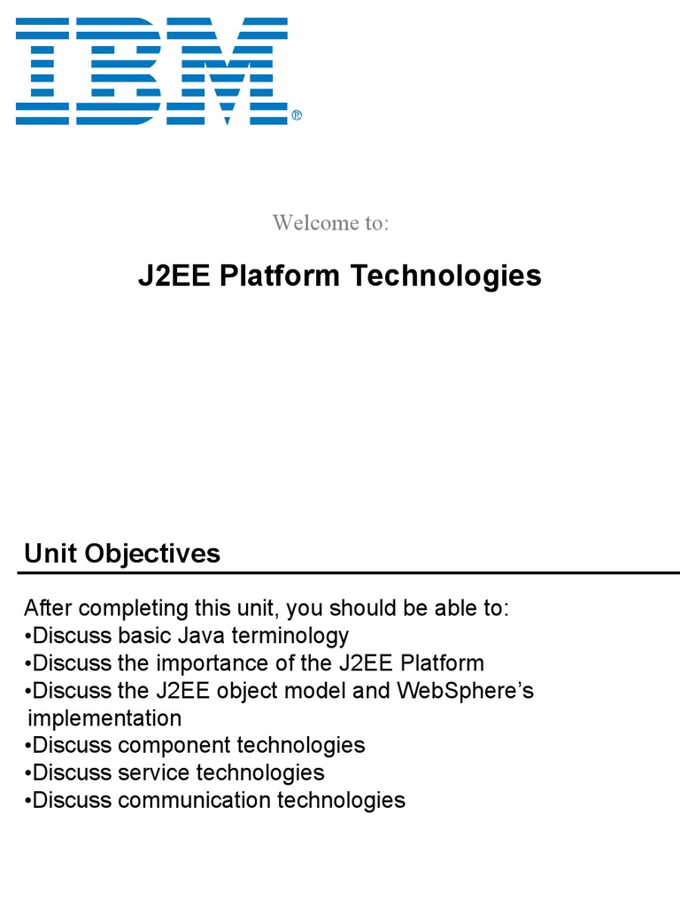 J2EE Basics for Developers | PDF | Enterprise Java Beans | Java Platform