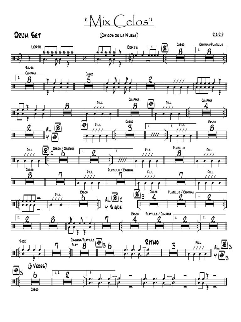 (Cumbia) Mix Celos-1 PDF | PDF