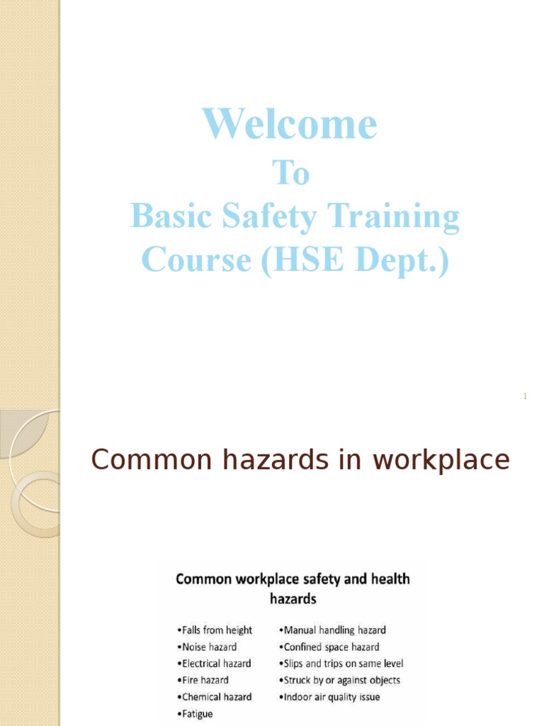Hse Training Firefighting - Updated | PDF