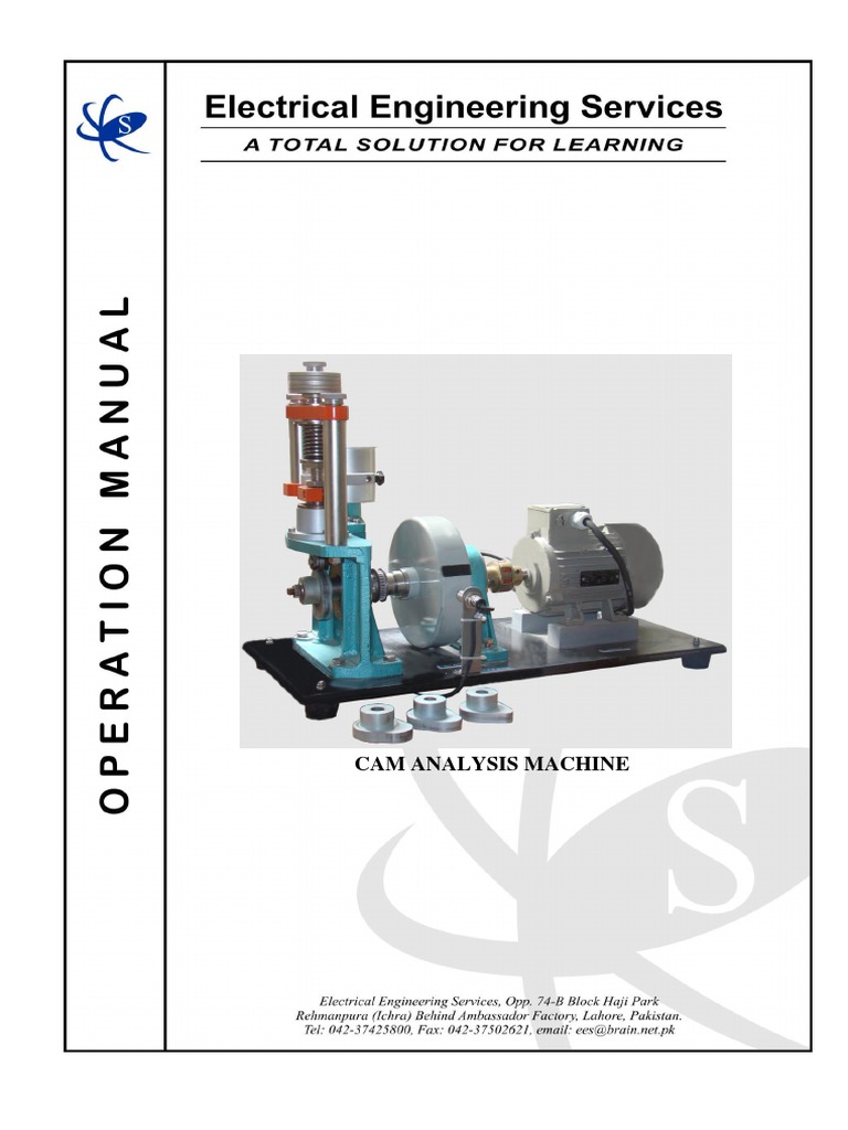 Cam Analysis Machine | PDF | Machines | Mechanical Engineering