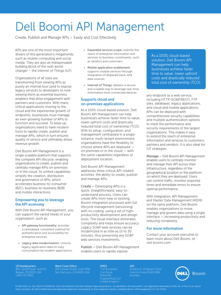 API Datasheet With Addresses | PDF | Web Service | Cloud Computing