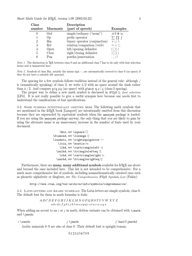 Math Symbol-2 Using Latex | Pdf | Greek Alphabet | Collation
