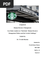 Starbucks HR Strategy and Practices | PDF | Human Resource Management ...