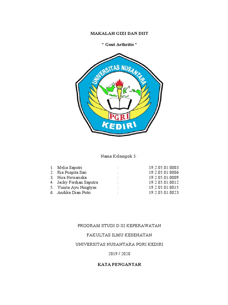 Gout Arthritis Pdf