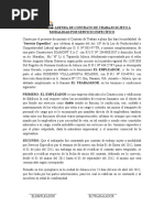 FORMATO MODELO - Adenda Al Contrato de Trabajo | PDF
