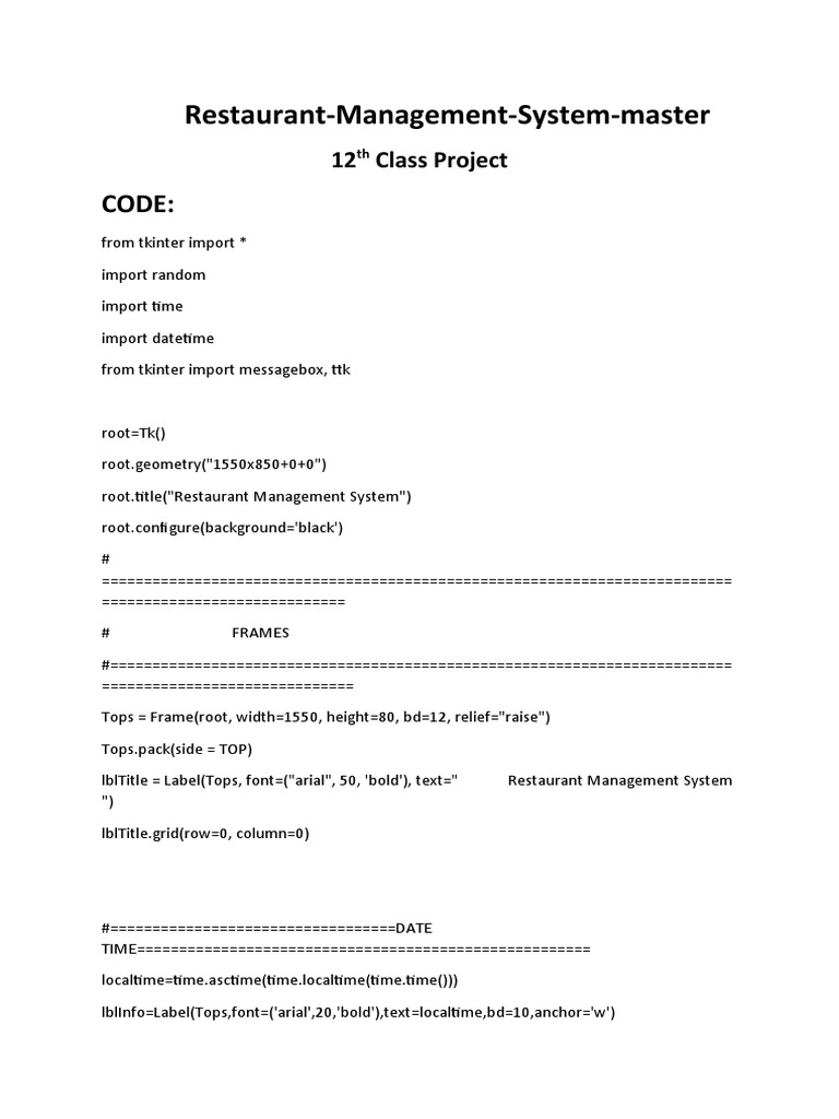 Restaurant | PDF | Cuisine | Foods