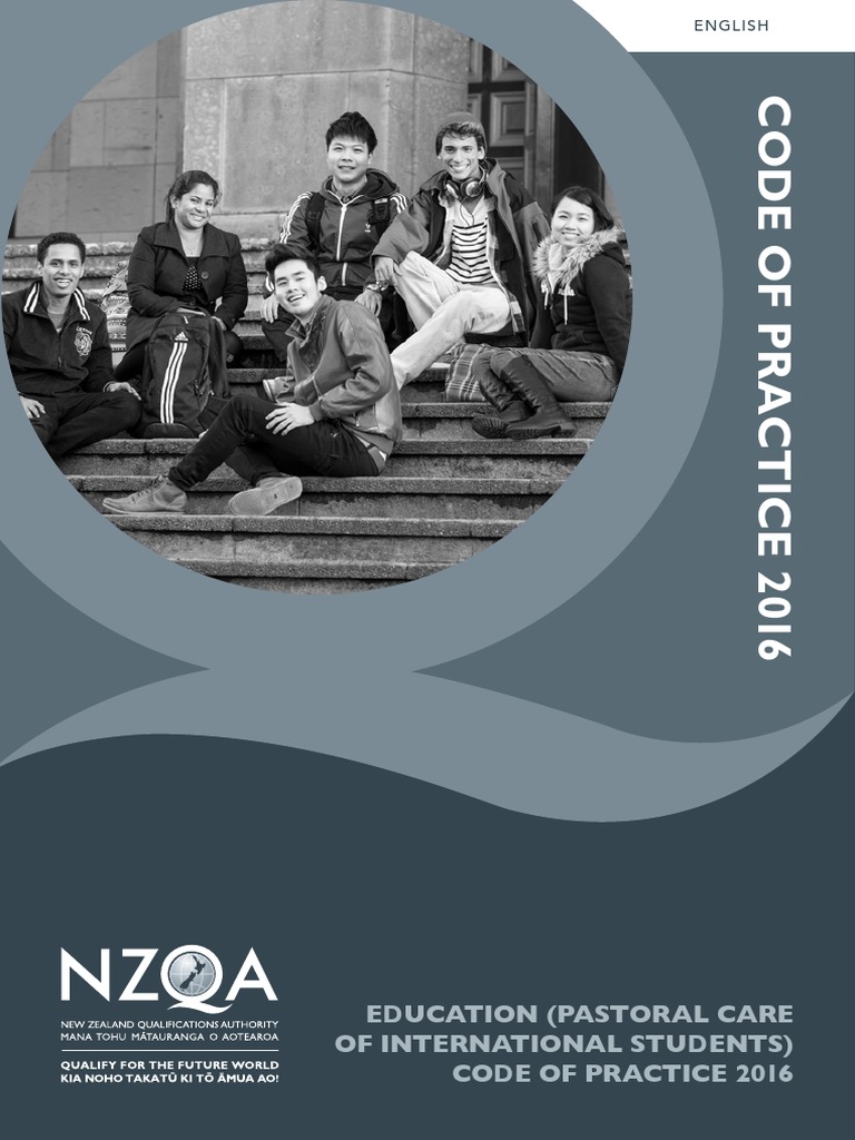 Education (Pastoral Care of International Students) Code of Practice ...