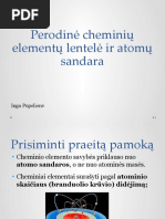 Periodinė Cheminių Elementų Lentelė | PDF